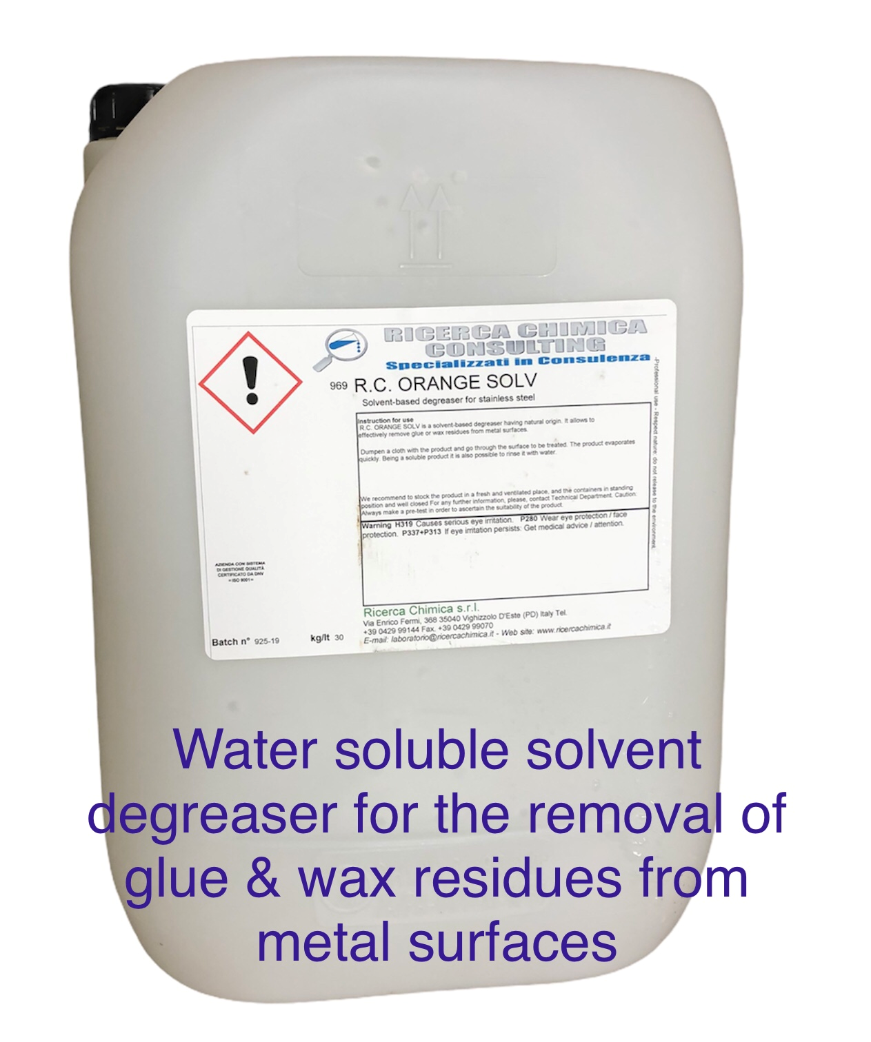 Abcon. RC Orange Solv NF Tub 5kg Degreaser Water soluble solvent for ...